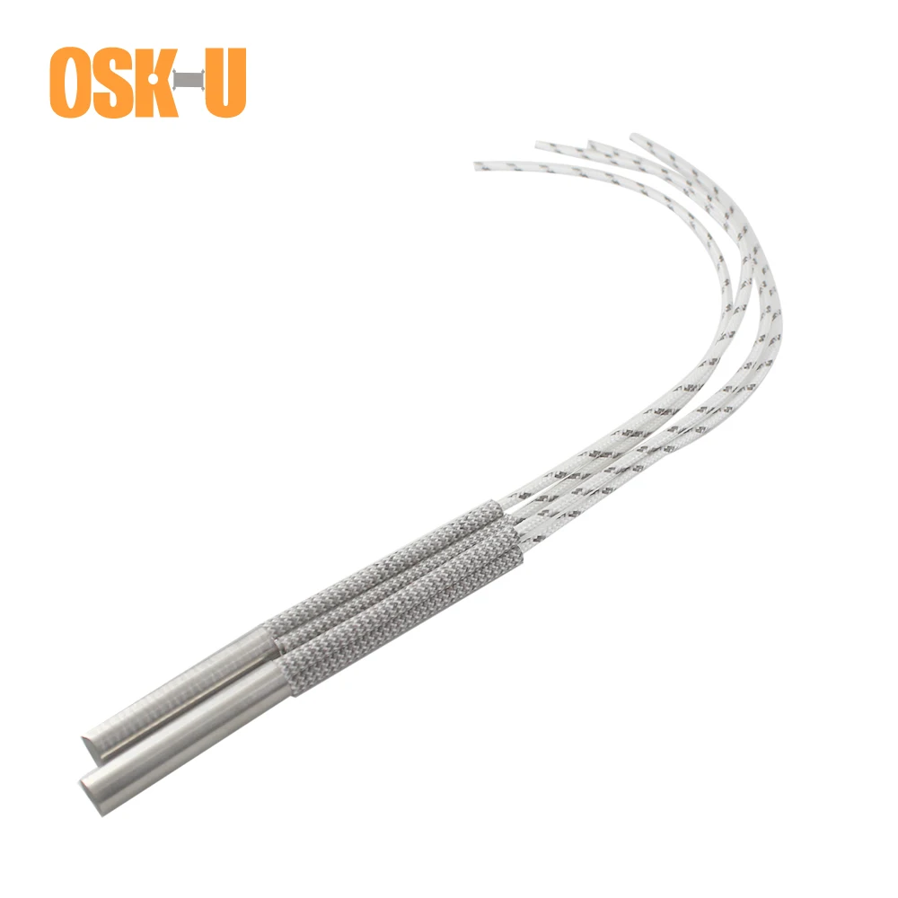 2PCS 9 5mm Tube Diameter Electric Heating Resistors Cartridge Heater