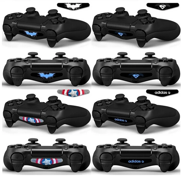 2 Pcs Super Deal PVC Decal Skin/Sticker For Play Station 4 PS4 ...