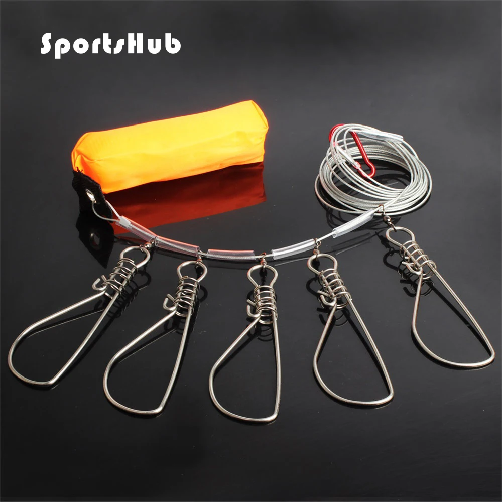 SPORTSHUB-5M-Portable-Fish-Grip-Floating-Fishing-Lock-14-4-5CM-Buckle ...