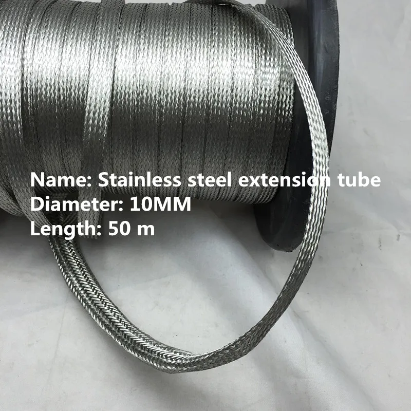 10MM-50-m-stainless-steel-braided-wire-and-cable-protection-sleeve ...