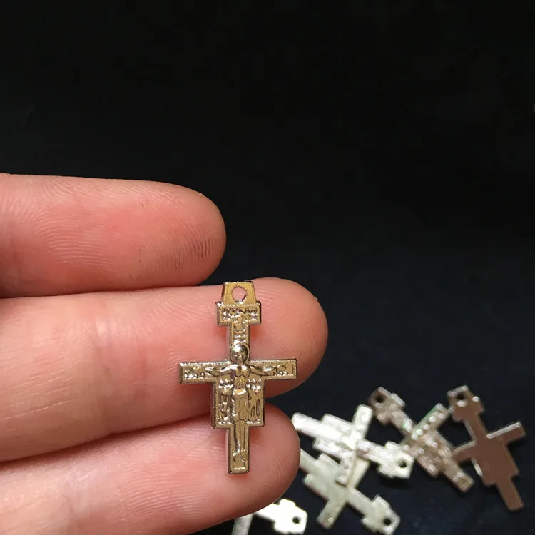 50 pcs mini charms Catholic Religious Gifts St. Saint Francis Assisi ...
