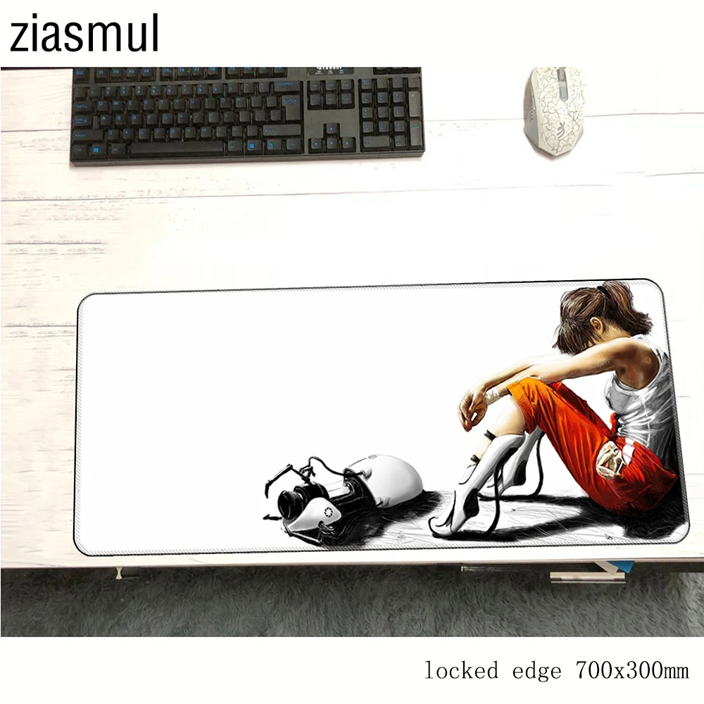 portal 2 mouse pad 700x300x3mm mats best seller Computer mouse mat ...