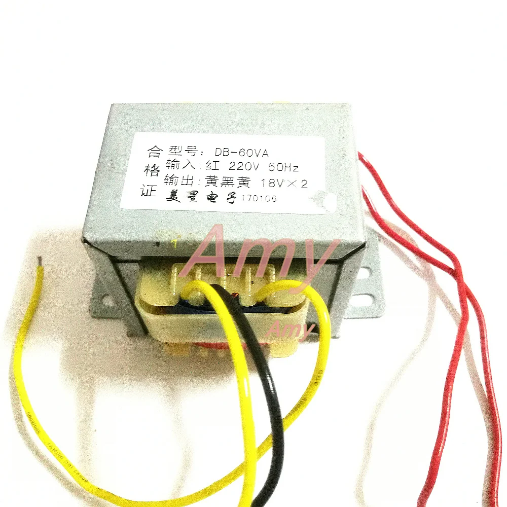 Transformador de potencia 220V, doble 18V, 60W, 18V * 2, 2A AC 18V|18v ...