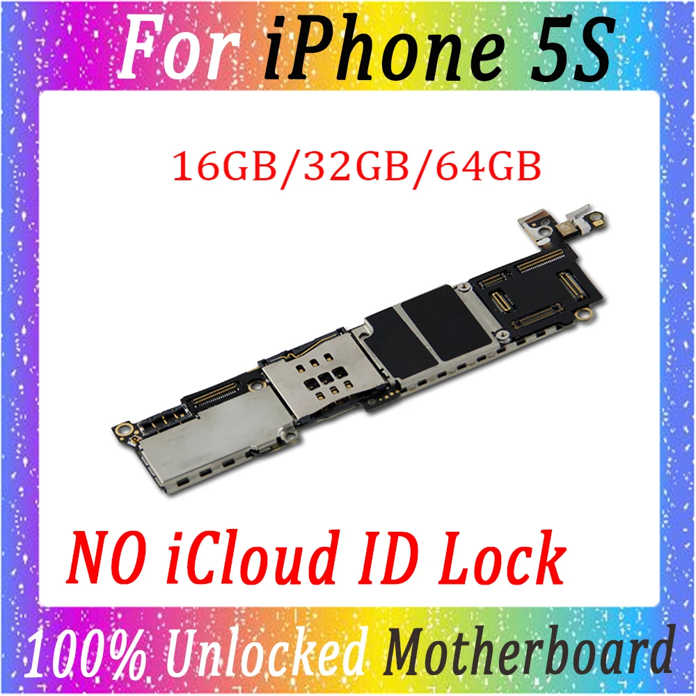 16GB 32GB 64GB for iphone 5S unlocked motherboard No Touch ID original ...