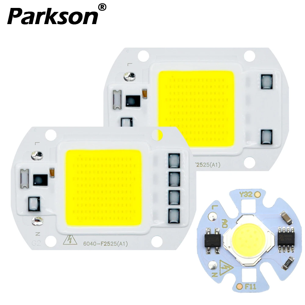 COB LED Chip Light 220V 10W 50W 20W 30W 3 9W rectangular Chip For ...