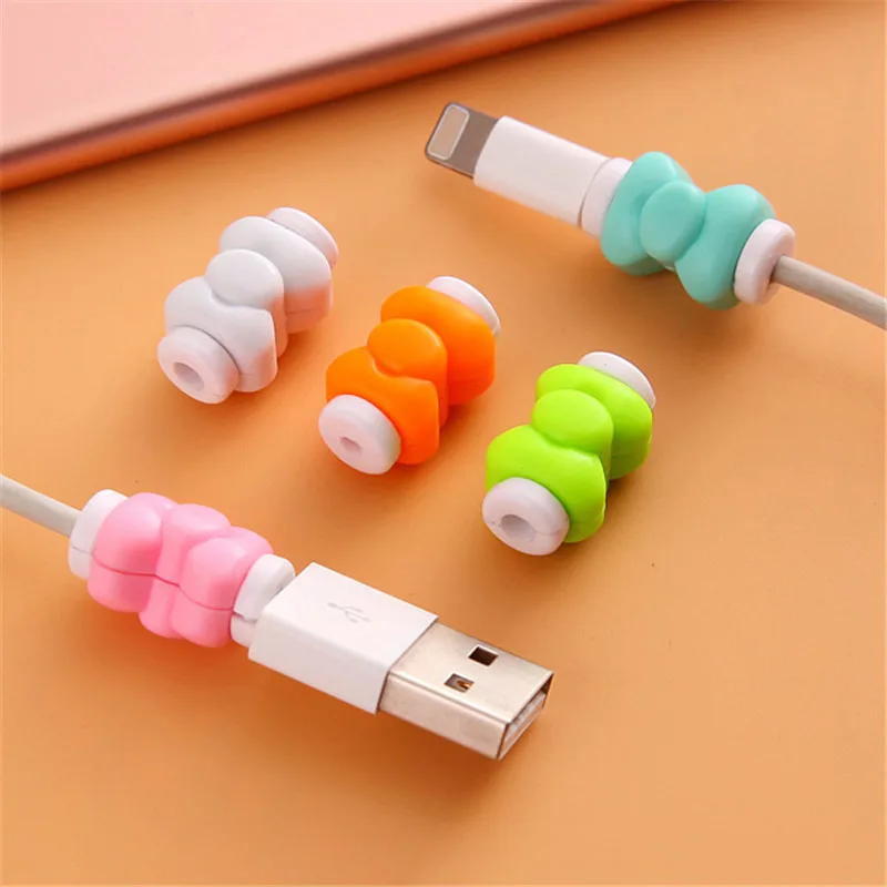 SIANCS 10pcs Cute Bow tie Cable Protector Charging Cord USB Cable ...