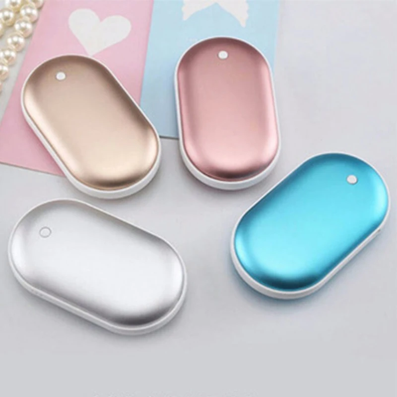 Rechargeable Hand Warmers Electric Heater5200mah Powerbank Reusable Handwarmers Portable Usb