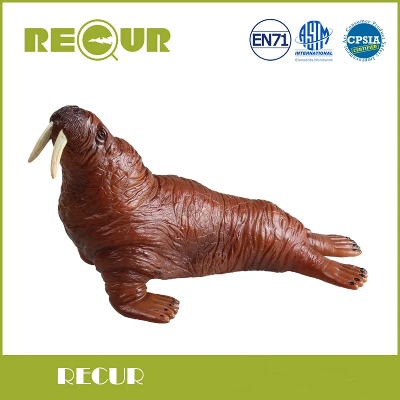 Recur Toys Walrus Sea Life Model Highly Detailed Pvc Toy Hand Painted ...