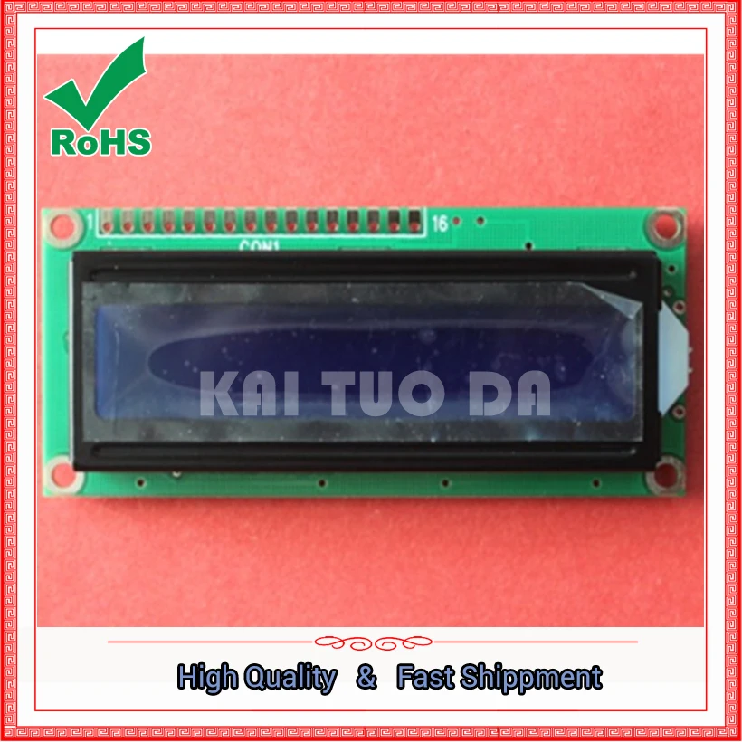 1602 LCD screen 1602A LCD module backlight blue on the white character ... 1602 LCD screen 1602A LCD module backlight blue on the white character ...