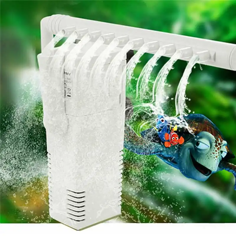 350L 5W Submersible Filtration White Pump Aquarium Fish Tank Surface ...