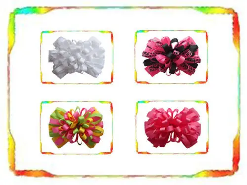 30pcs-Grosgrain-Ribbon-4-Fireworks-With-Clip-Girl-Hair-Accessories ...