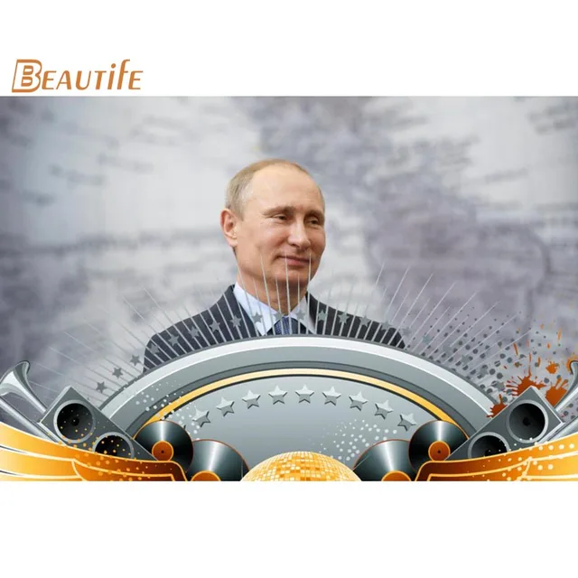 New Arrival Vladimir Putin Poster Cloth Silk Poster Home Decoration ...