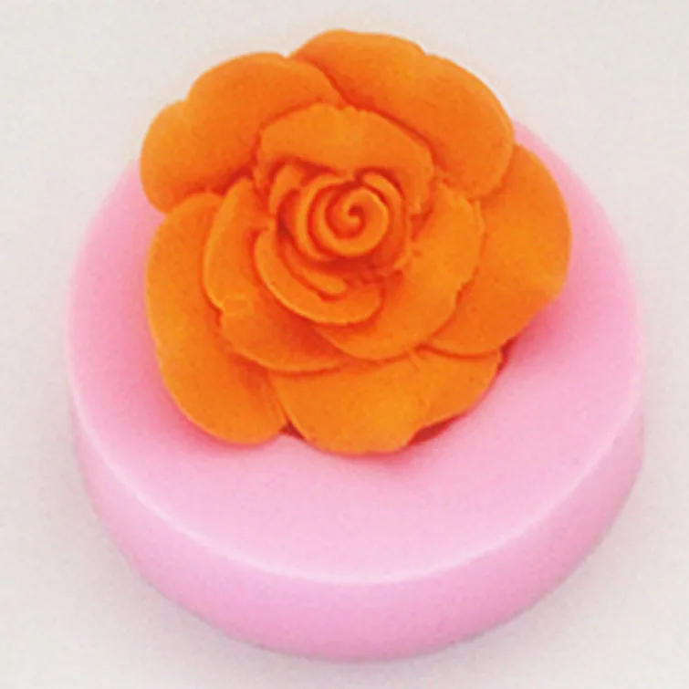 The flower fondant cake molds soap chocolate mould for the kitchen ...