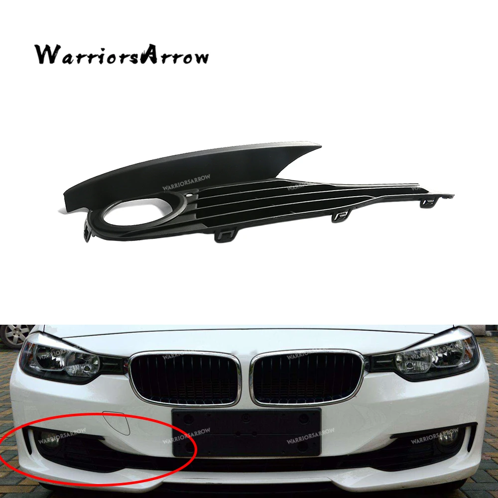 WarriorsArrow 오른쪽 앞 안개 라이트 커버 그릴 트림 커버 BMW F30 F31 320i 325d 328i 328iX ...