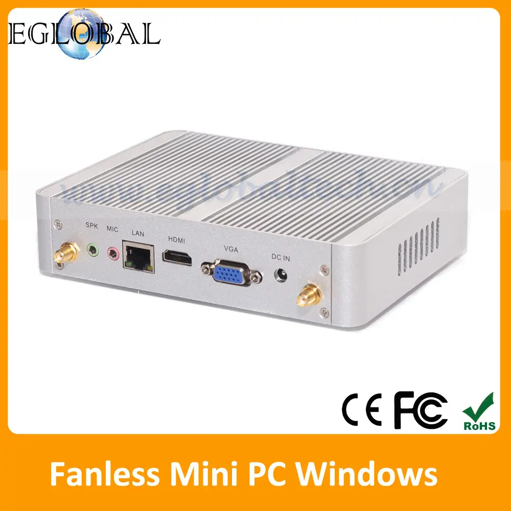 Eglobal Cheapest Computer Desktop Intel Nuc Fanless Mini PC Windows 10 ...