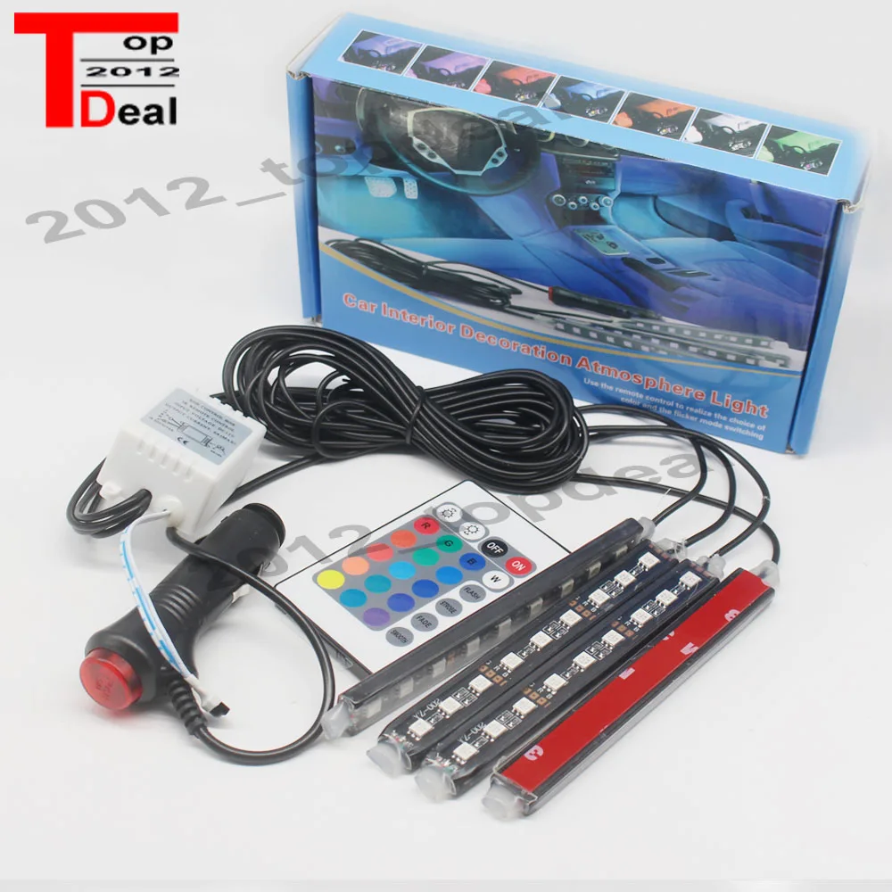 Wireless-Remote-Music-Voice-Control-Colorful-9-LED-Car-Interior-Light ...