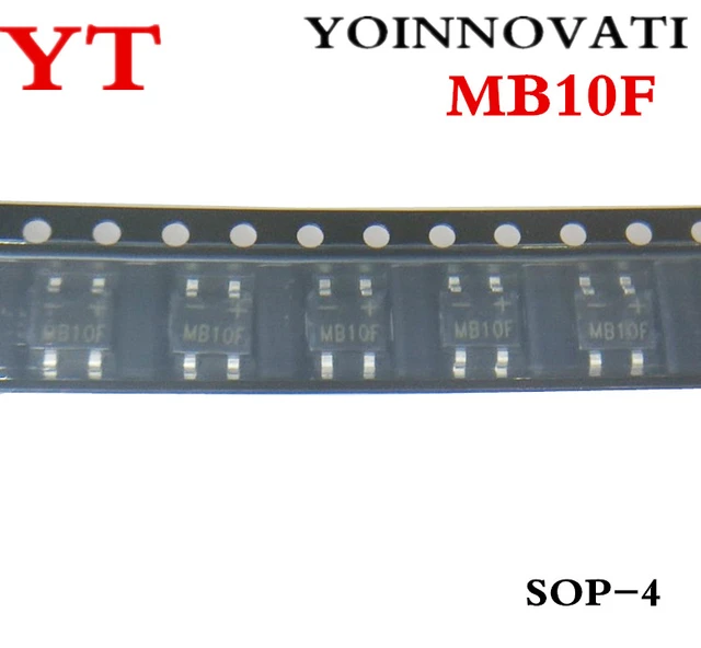 MB10F Bridge Rectifier: Pinout, Datasheet, Equivalent, 57% OFF