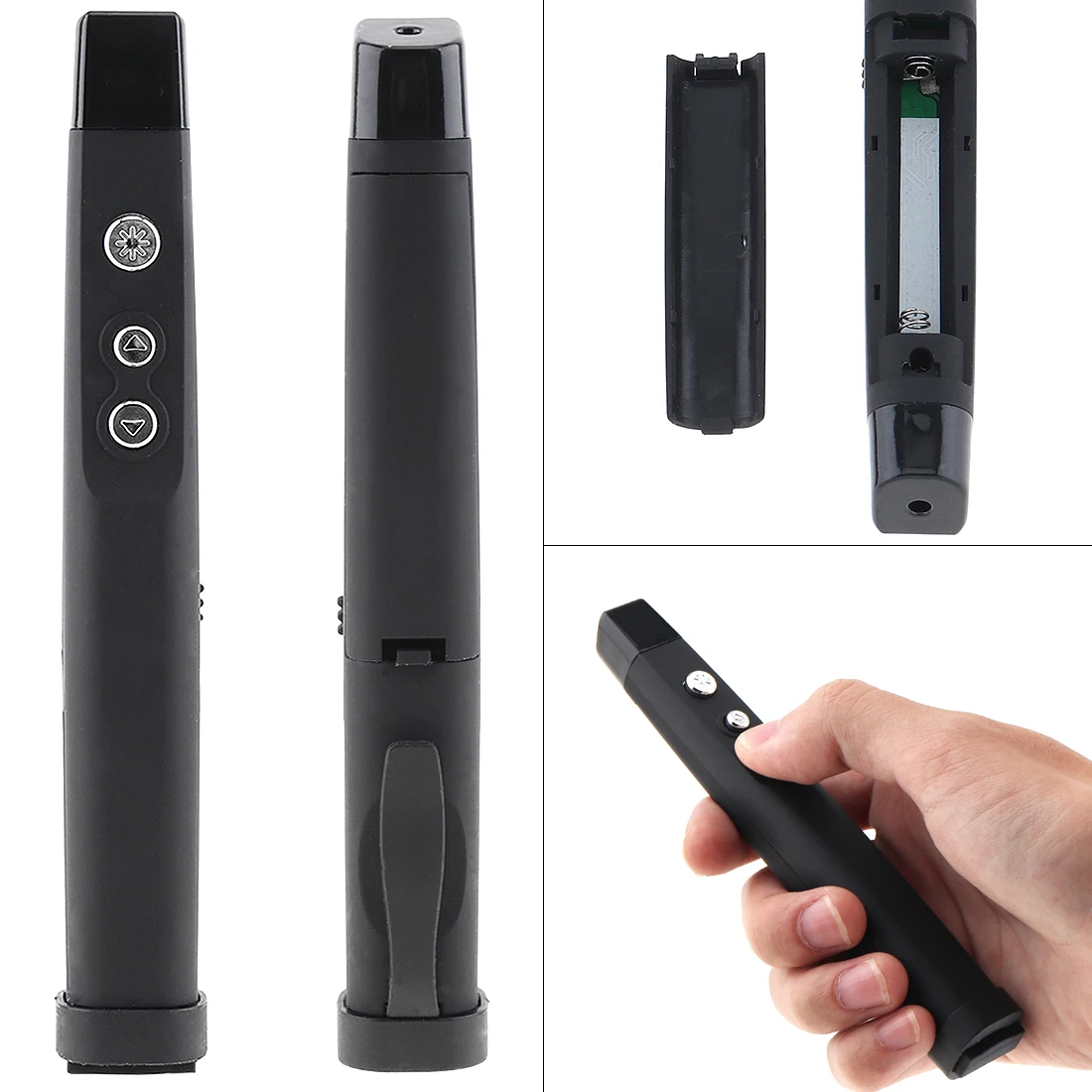 2.4G RF Wireless Presenter Remote Control Laser Flip Pen with Infrared ...