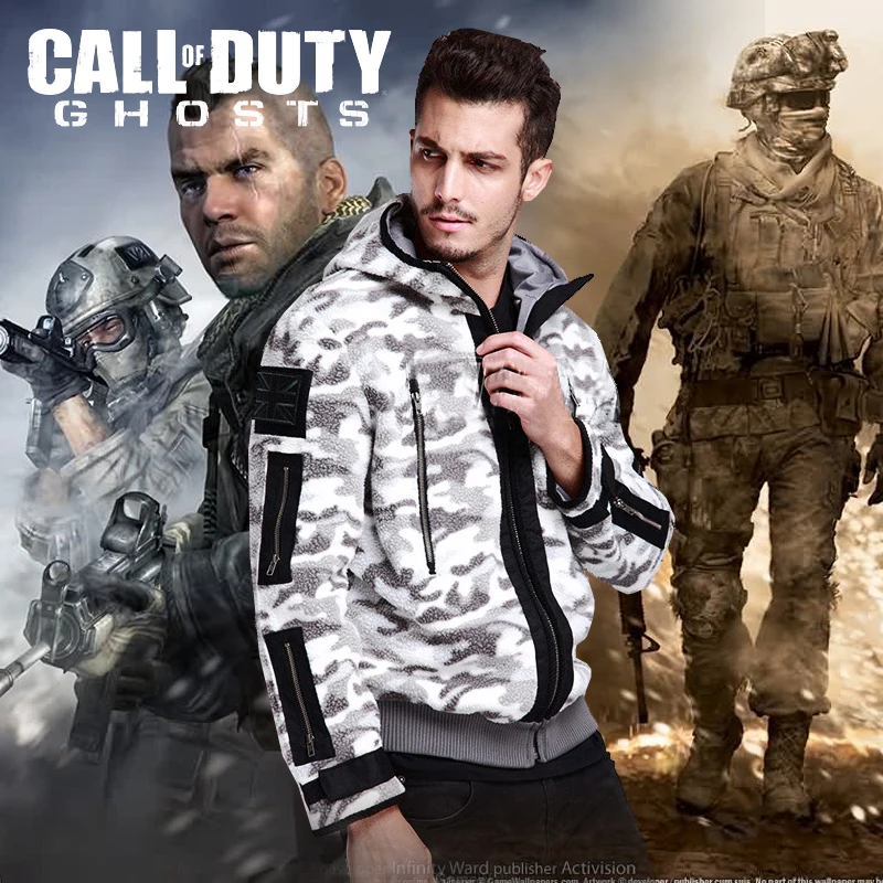 6 tf141 jersey sweatshirt ghost snow Camouflage battlesuits|sweatshirts ...