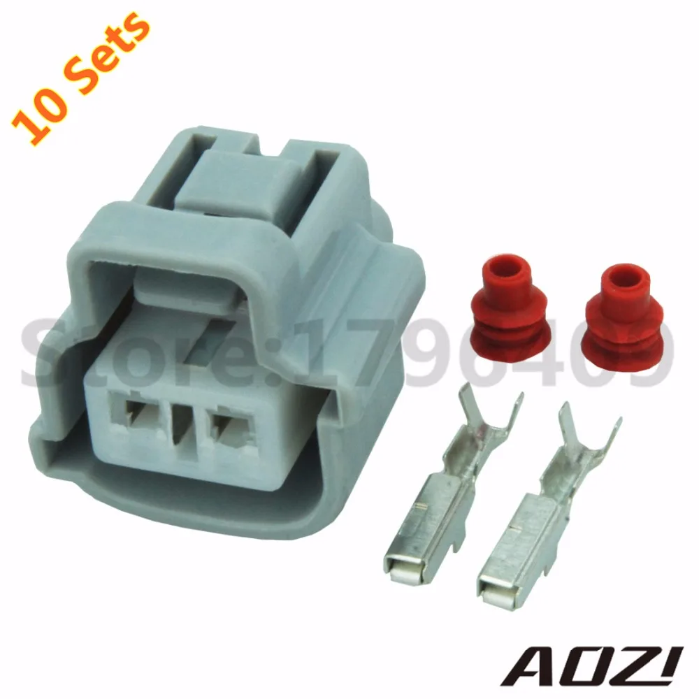 Ten Sets Female Plastic Connector/ Two Pins 2.2MM Series Car Connector ...