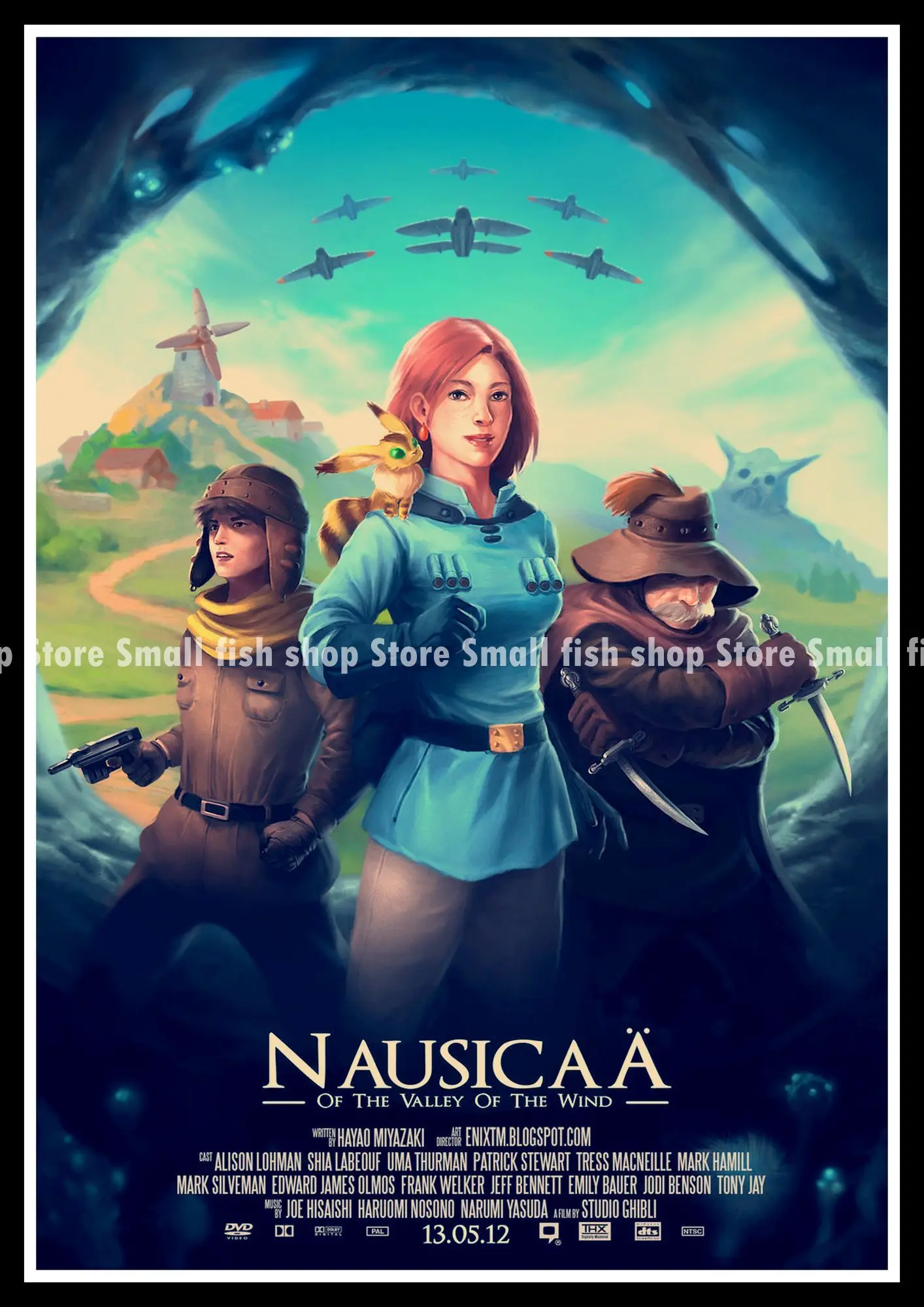 Nausicaa Of The Valley Of The Wind Japanese Poster