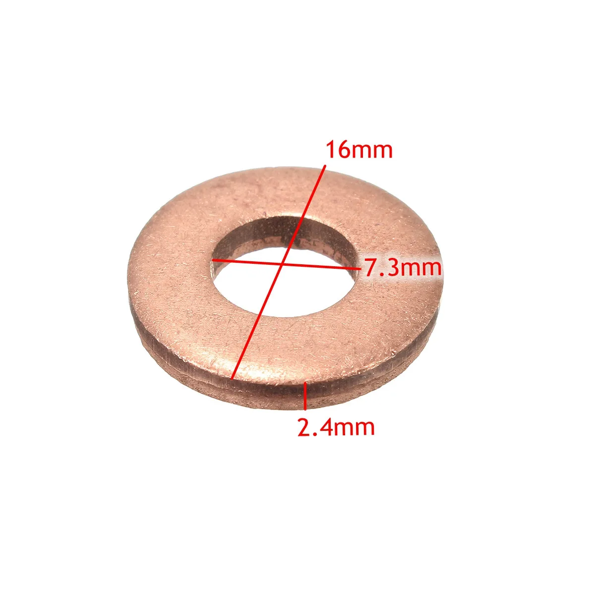 4 шт/8 шт инжектор медная шайба уплотнительное кольцо для peugeot ...