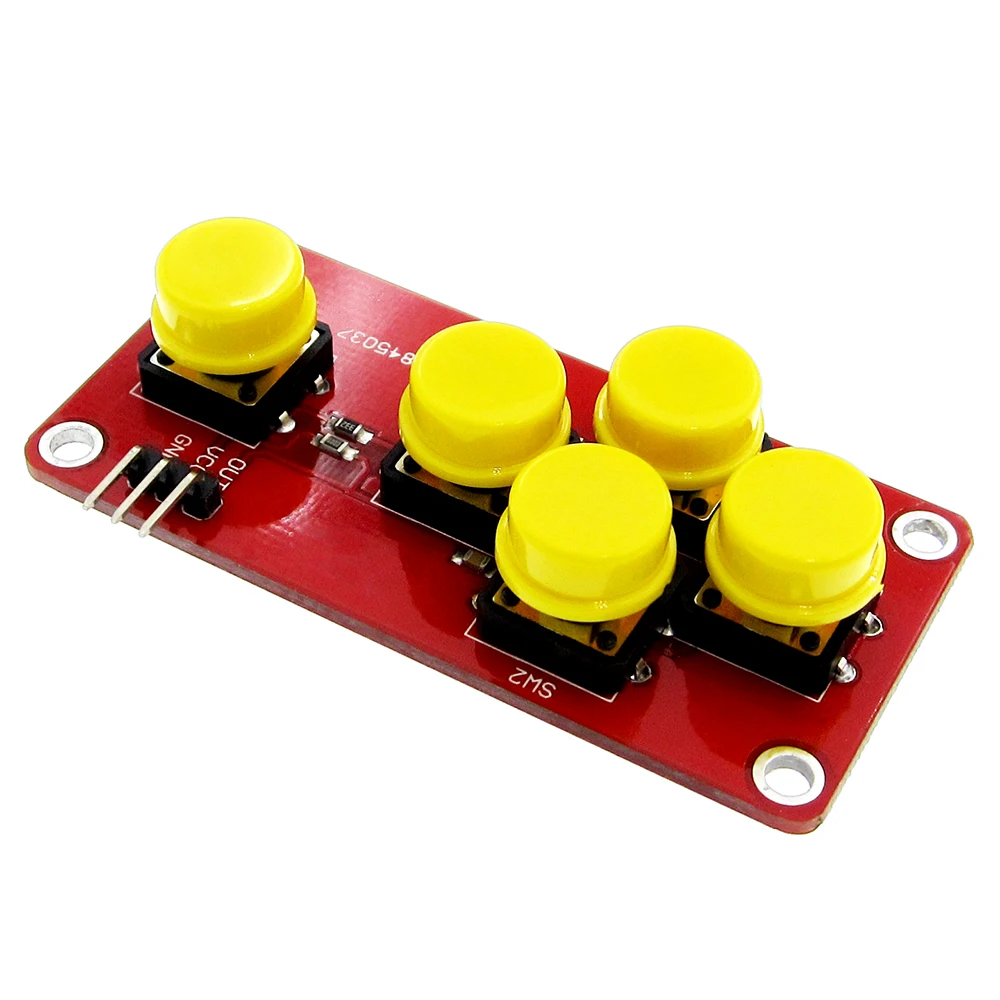 10pcslot Ad Keyboard Simulate Five Key Module Button For Sensor Expansion Boardreplacement