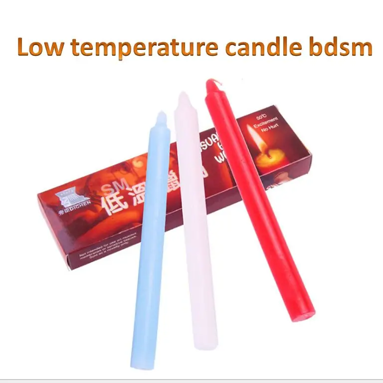 3pcs low temperature candle bdsm Drip Candles SM Bed Restraints Sex ...
