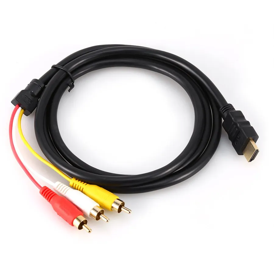 Audio Cables Adapters 3.5mm Male To Dual RCA Female Audio Adapter Cable ...