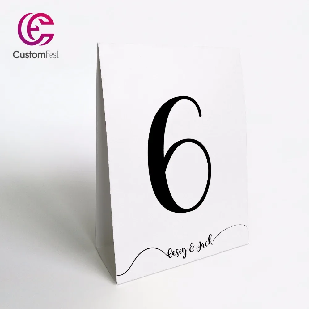 10pcs/lot Personalized simple design stand free table number TN022|lot ...