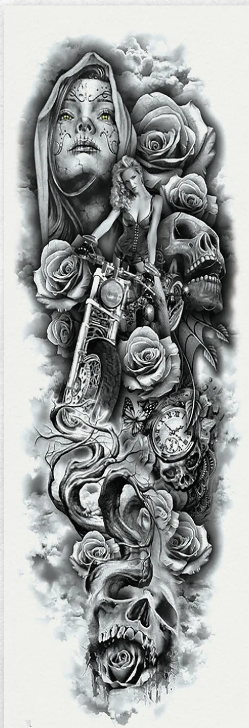 Ghost Sleeve Tattoos