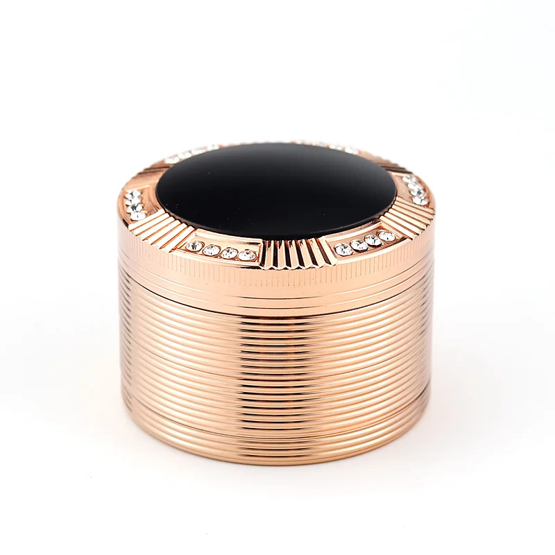 Gold 4-Layer Aluminum Herbal Herb Grinder for Tobacco ...