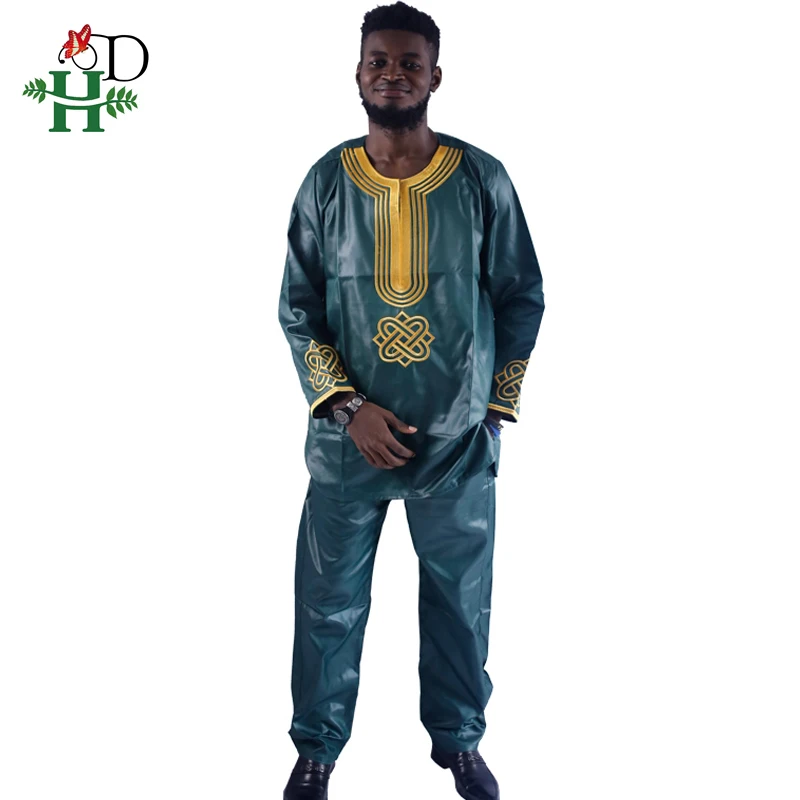 H & D 2019 tous les hommes vêtements traditionnels africains bazin ...