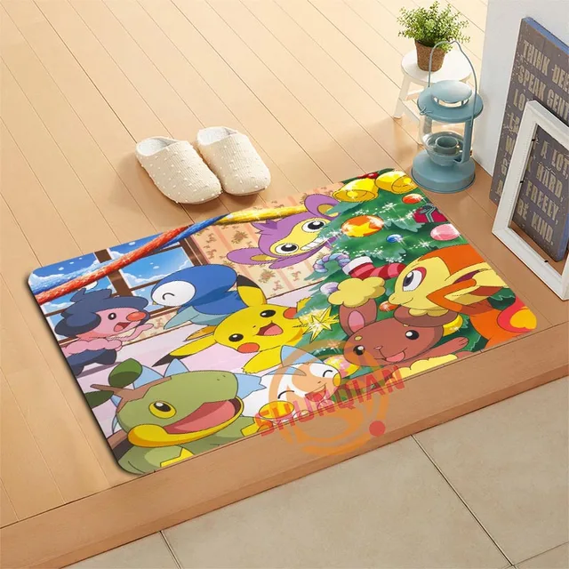 Aliexpress.com : Buy Custom Pokemon Doormat Bath Mats Foot Pad Home ...