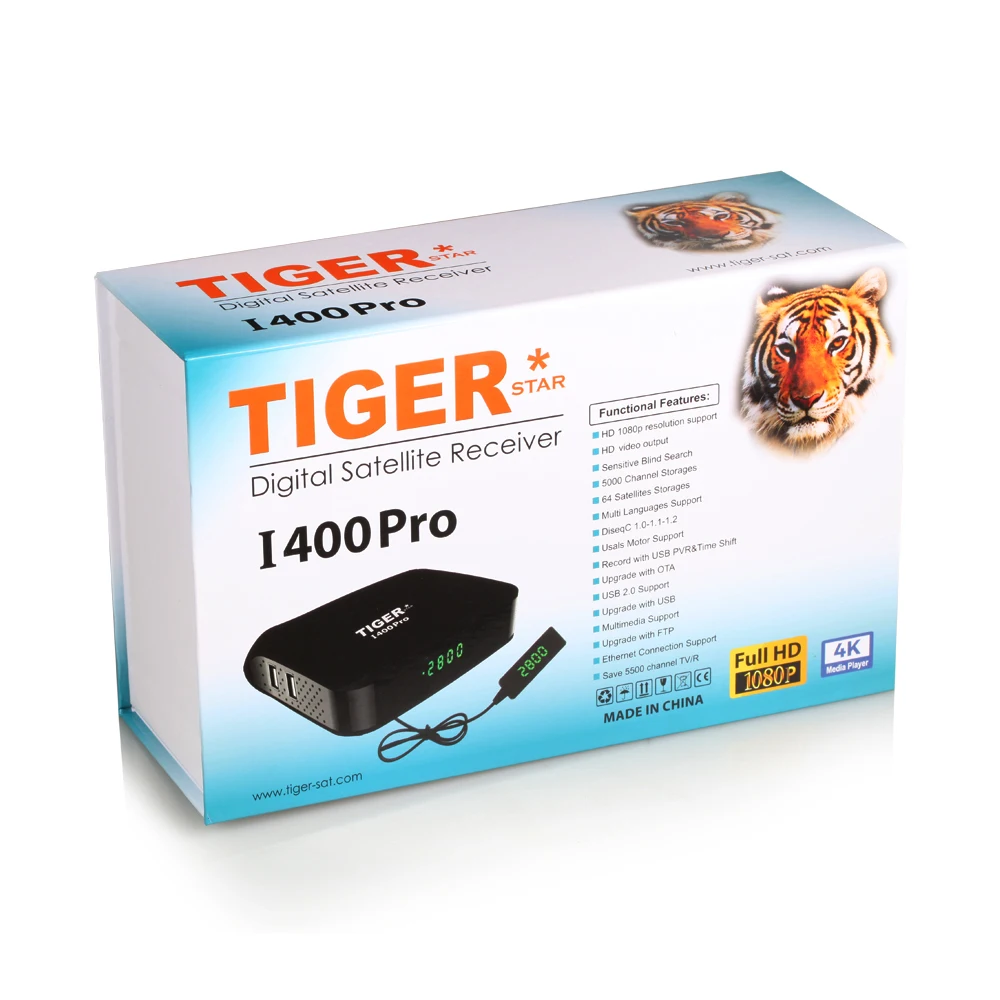 Tiger star I400 Pro Satellite Receiver Satellite IPTV receiver For ...