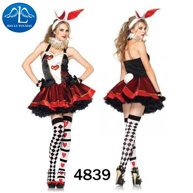 Manluyunxiao Women Sexy Bunny Costume Adult Women Costume Night Club Costume Halloween Costumes