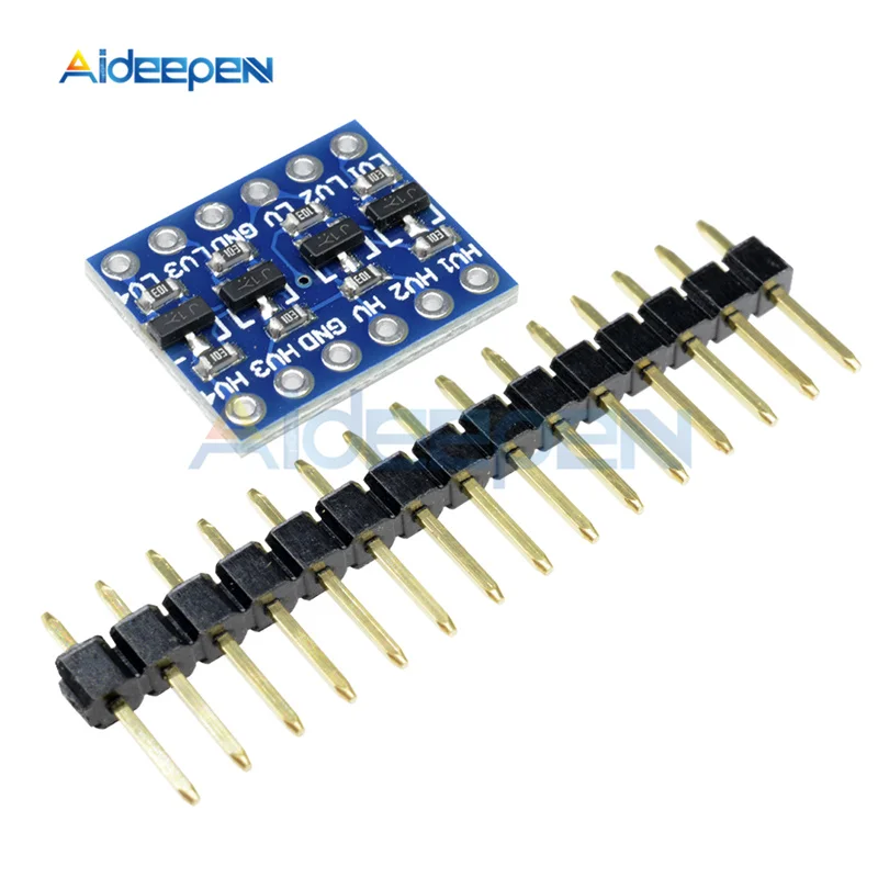 Arduino용 양방향 모듈 스텝 업 다운 보드 로직 레벨 컨버터 5v 33v 4 채널 Iic I2c 로트 당 5 개