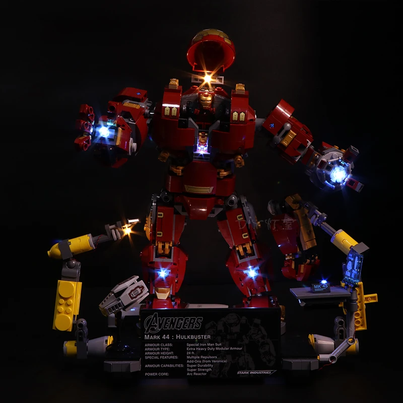 LEGO 76105 Led Light The Iron Man Hulkbuster Brick kits | Bricks Delight