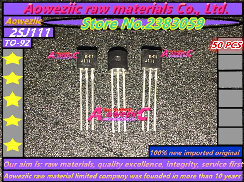 Aoweziic 100% Novo Importado Original 2SJ111 J111 2SJ112 J112 2SJ113 J113 TO-92 Triodo de Baixa ...