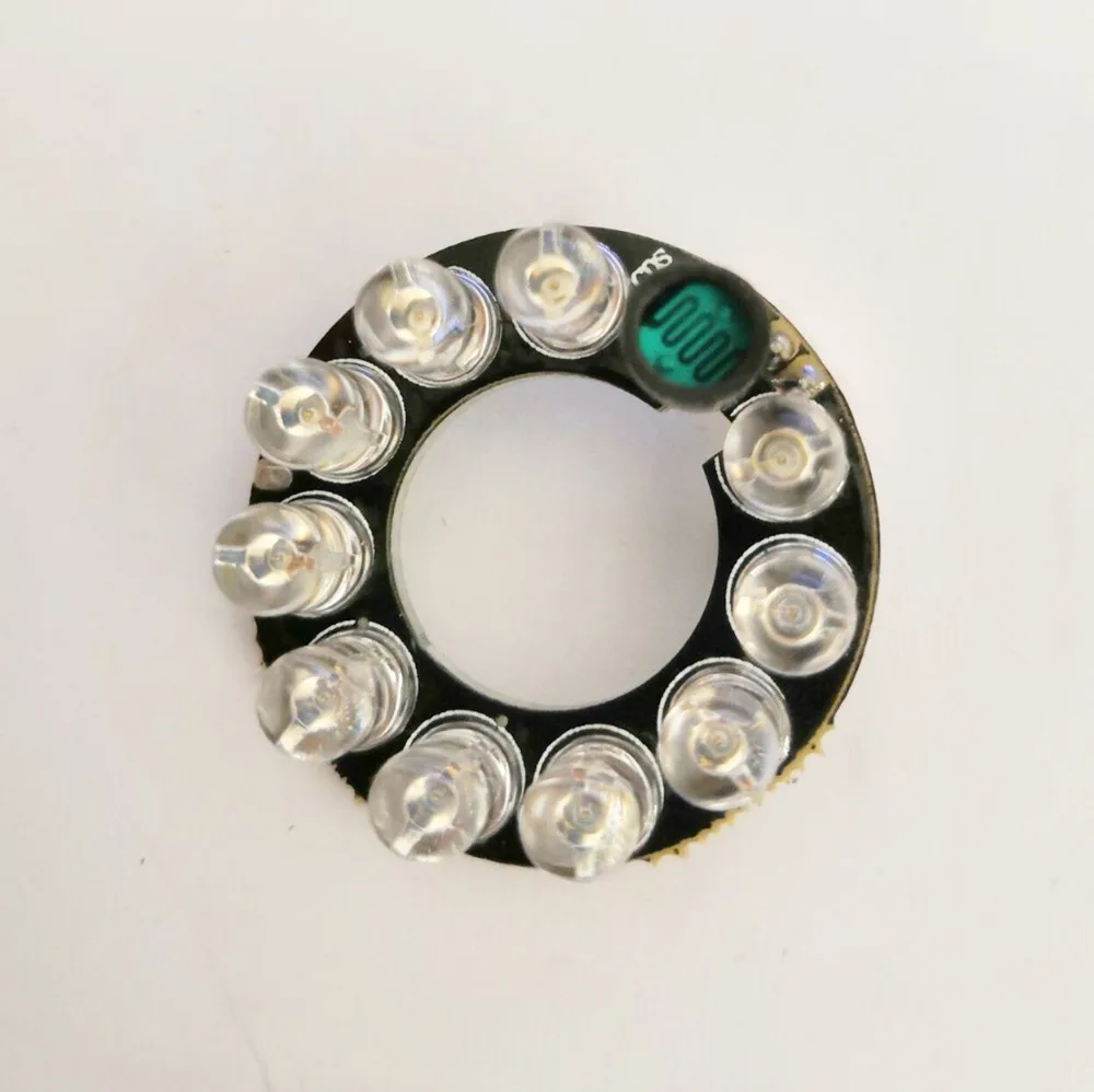 IP Camera Infrared Light Board IRLED Board 10pcs IR LEDs 850nm 90degree ...
