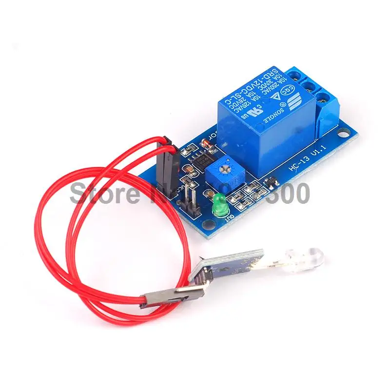 5PCSDC 12V 1 Channel Light Detection Photosensitive Diode Sensor Relay ...