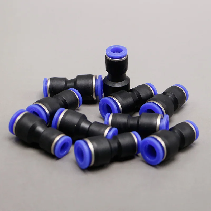 10PCS/LOT Pneumatic fittings Quick Push in 10mm 8mm Change Diameter ...