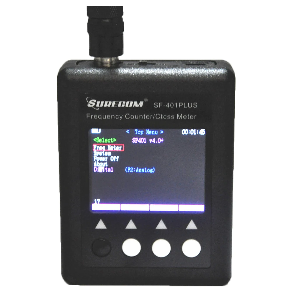New Professional Frequency Meter SF 401 Plus 27Mhz 3000Mhz CTCSS/DCS ...