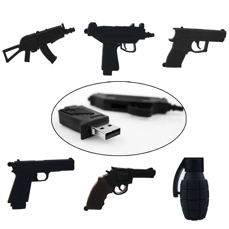 Pen drive gun usb flash drive 128MB 4GB 8GB 16GB u disk 32GB 64GB usb ...