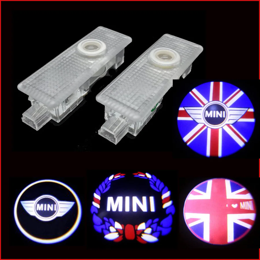 2pcs LED Welcome Projector Logo Ghost Shadow lamp Car Door light logo ...