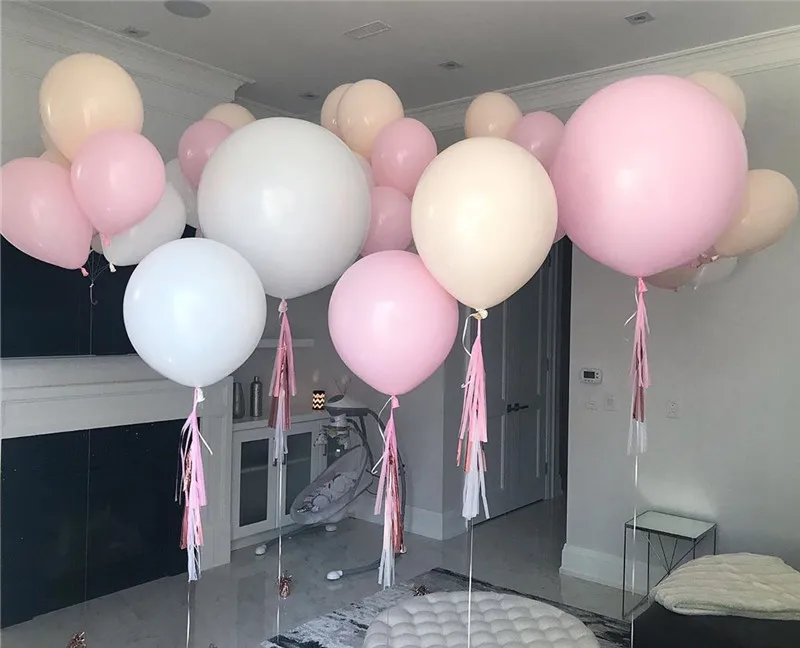 1PC 36inch Macaroon Pastel Balloon Latex Balloons Colorful Peach Blue ...