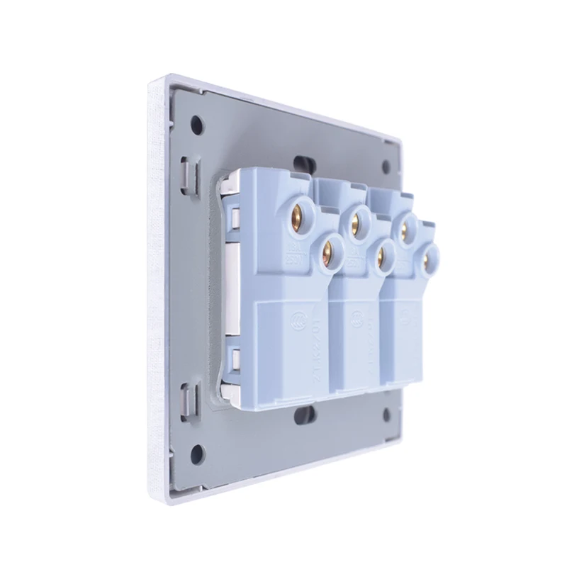 Coswall 3 Gang Reset Switch Electric Switch Momentary Contact Wall ...
