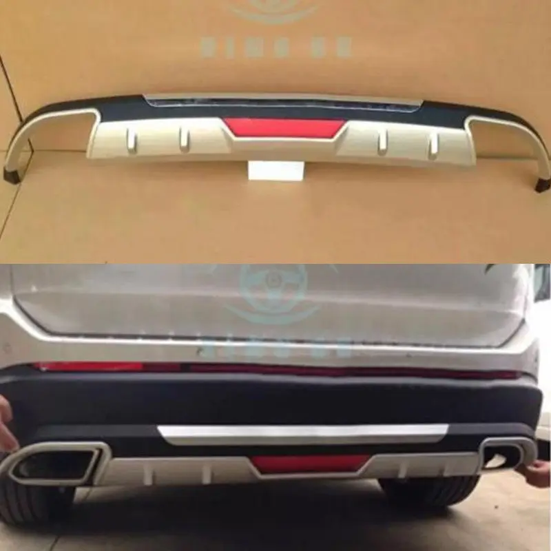 Body Kit ABS Rear Bumper Protect Board Fit For Ford Edge 2008 2018 ...