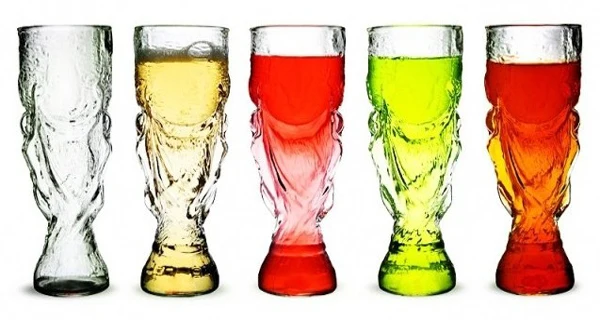 50sets/lot Brazil 2014 World Cup Trophy Glass Jules Rimet Cup beer ...