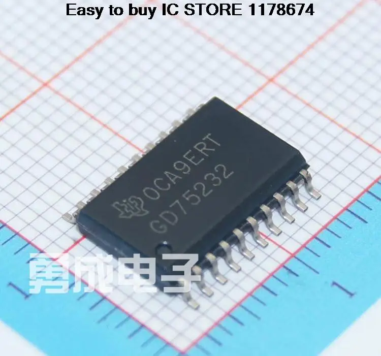 15PCSPatch GD75232DWR v RS232 Transceiver IC SOP 20 original|ic show|ic philipsic stickers ...